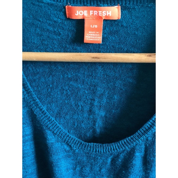 Joe Fresh | Sweaters | Joe Fresh Dark Teal Sleeveless Sweater Size L ...